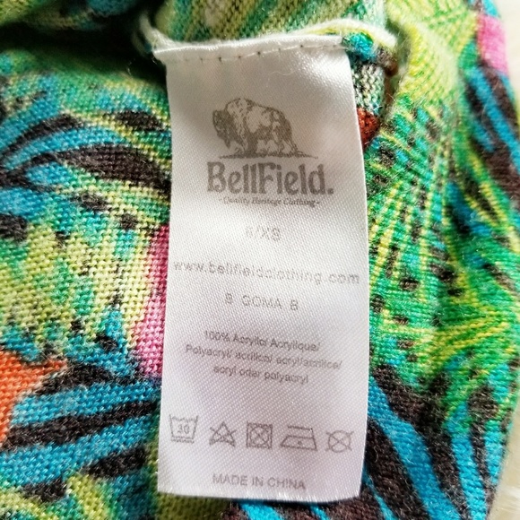 Bellfield | Tops | Bellfield Botanical Print Sweater | Poshmark